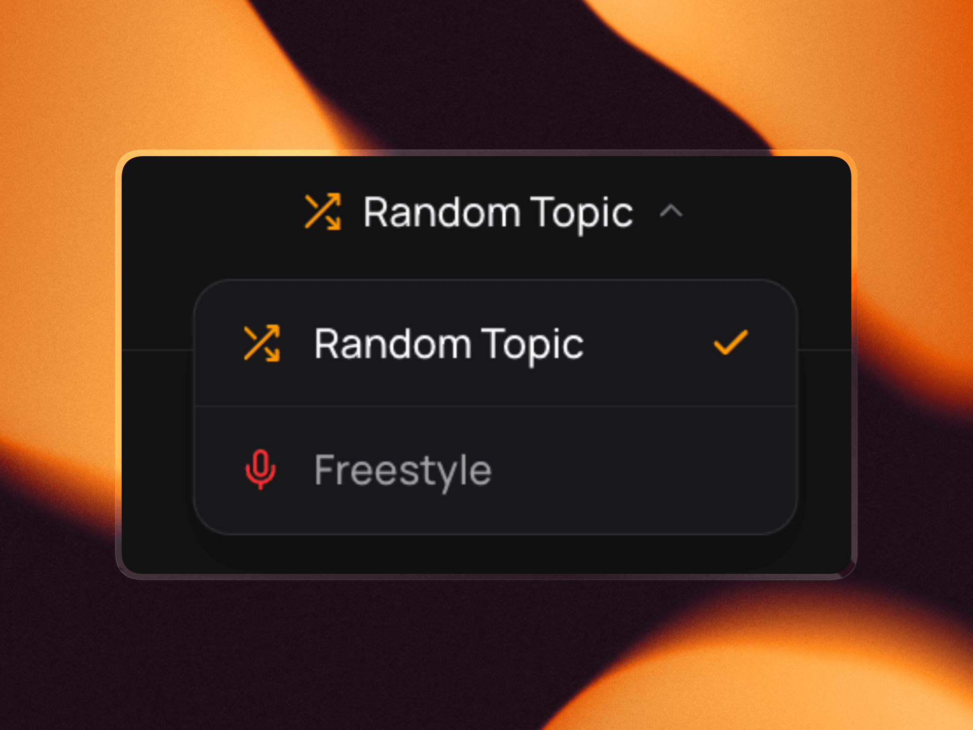 Free Random Topic Generator for Speech Practice | Yapper